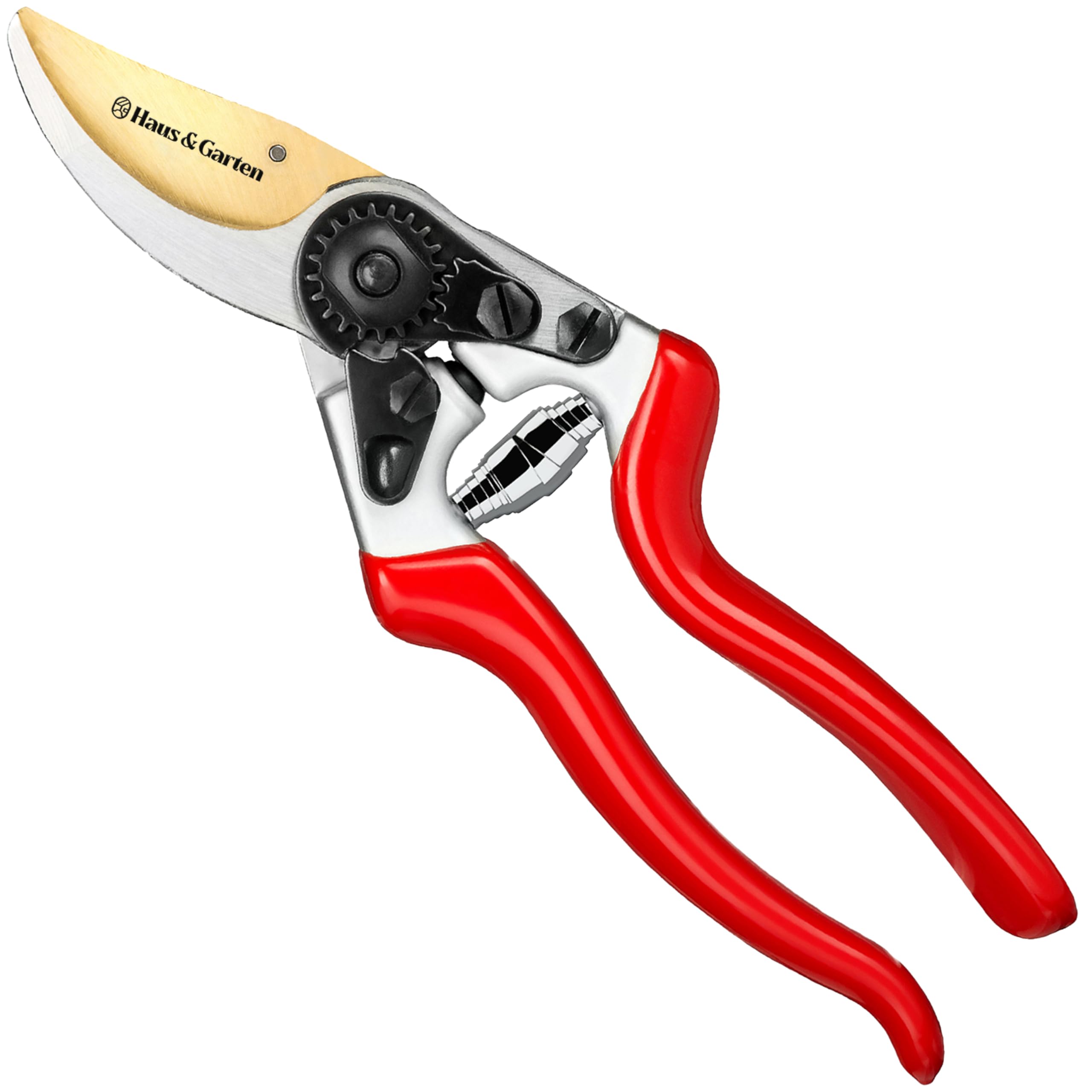 EnduroPRO Titanium Pruning Shears - Best Garden Shears, Tree Trimmer, Hand Pruner-Ideal Branch, Hedge, Shrub & Bush Clippers-Razor Sharp Bypass Secateurs Ergonomic Gardening Tool for Effortless Cuts