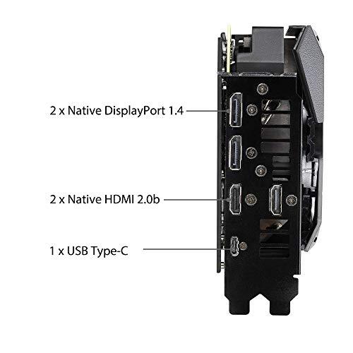 ASUS ROG Strix GeForce RTX 2080 Super Advanced Overclocked 8G GDDR6 HDMI DP 1.4 USB Type-C Gaming Graphics Card (ROG-STRIX-RTX-2080S-A8G)