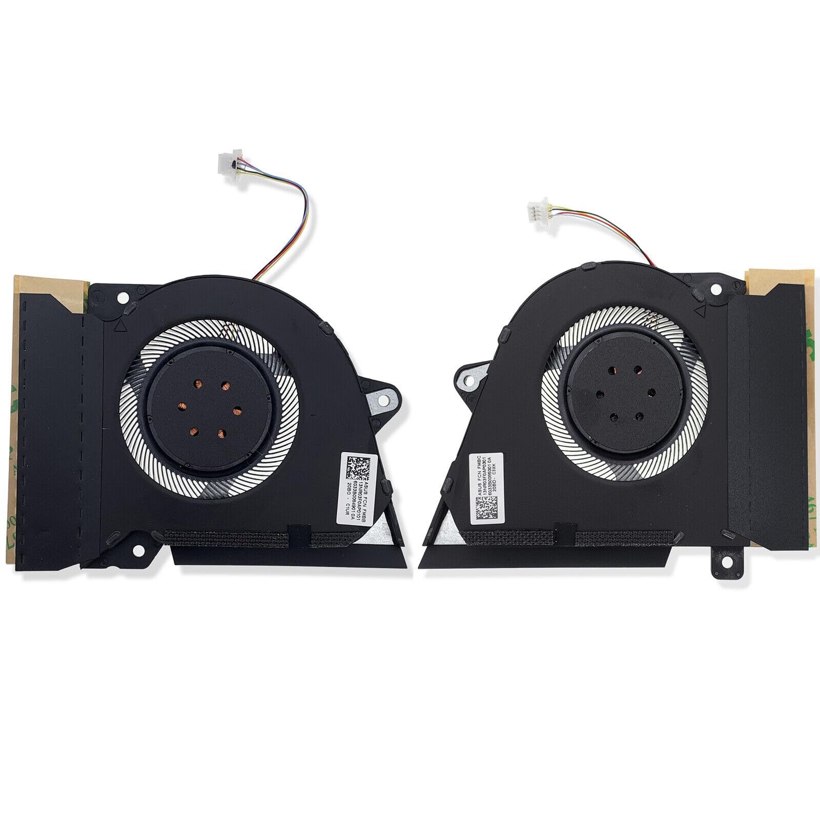 VVIEER New CPU & GPU Cooling Fan 12V for Asus ROG Zephyrus G14 GA401I / G14 GA401IV / G14 GA401IV-BR9N6 / G14 GA401IV-BS96 / G14 GA401IV-XS96, P/N: 6033B0084901 6033B0085001 DFSCK22105182H FMBB