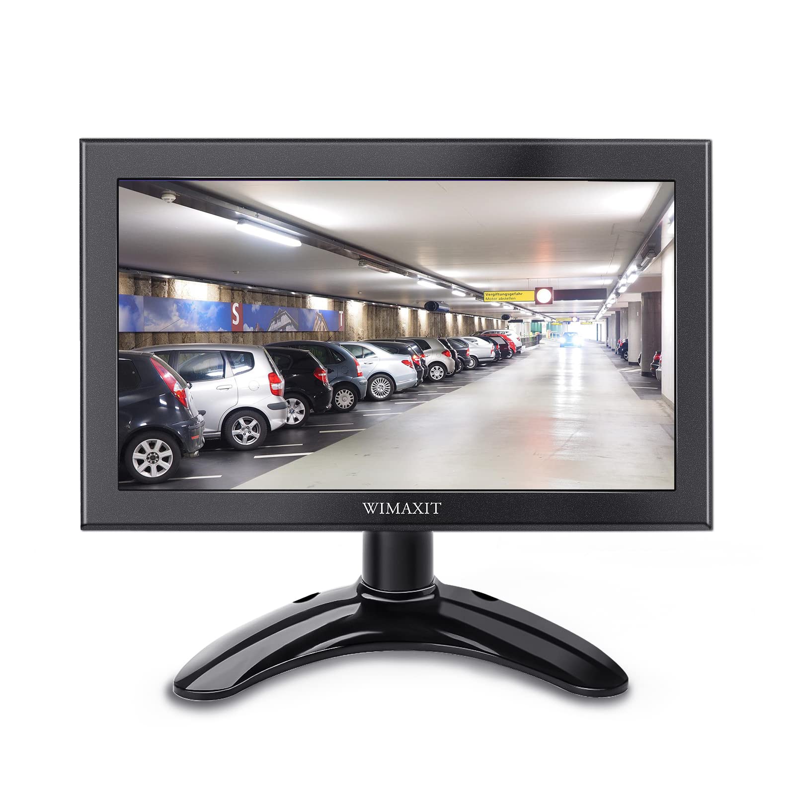 WIMAXIT 8 Inch HDMI VGA Security Monitor 95% sRGB 690nit Display with VESA Mount for CCTV DVR Office & Home Camera System Surveillance,Game Console,Raspberry Pi,Laptop