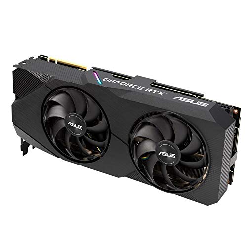 ASUS GeForce RTX 2080 SUPER Overclocked 8G GDDR6 Dual-Fan EVO Edition VR Ready HDMI DisplayPort 1.4 Graphics Card (DUAL-RTX2080S-O8G-EVO)