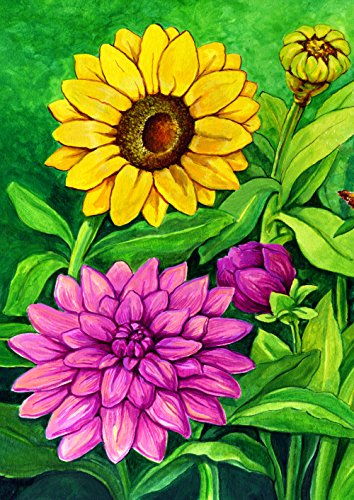 Toland Home Garden 1010860 Spring Blossoms Flower Flag 28x40 Inch Double Sided for Outdoor House Yard Decoration