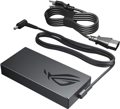 XTEES 180W 20V 9A Charger for ASUS Rog Zephyrus G14 G15 GA401I GA502 GA502D GA502DU GA502IU GA401 GA401II GA401IV TUF505DT TUF505DU TUF705DU ADP-1800DU TB H Connector Cable Feed