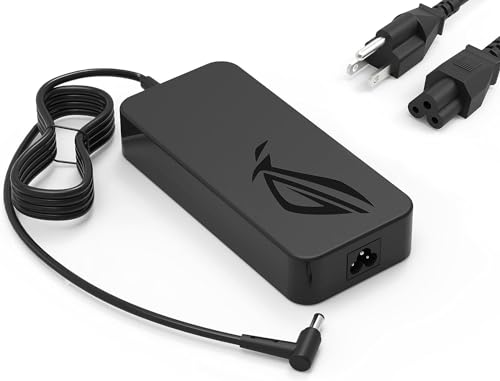 XTEES 180W 20V 9A Charger for ASUS Rog Zephyrus G14 G15 GA401I GA502 GA502D GA502DU GA502IU GA401 GA401II GA401IV TUF505DT TUF505DU ADP-180TB H Power Connector Cable