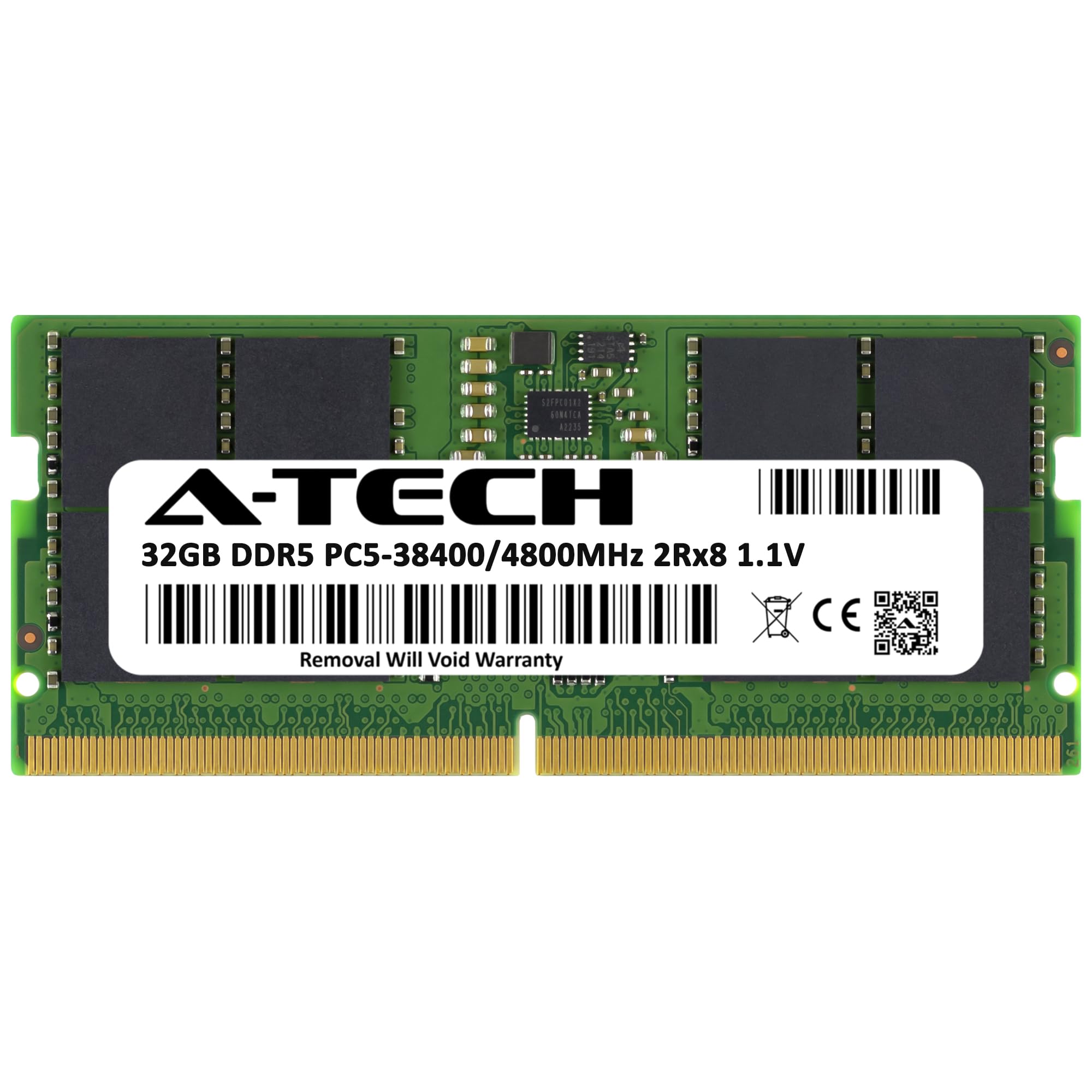 A-Tech 32GB RAM for ASUS ROG Zephyrus G14 (2022) GA402, GA402RJ, GA402RK Gaming Laptop | DDR5 4800MHz PC5-38400 SODIMM 2Rx8 1.1V 262-Pin Non-ECC SO-DIMM Memory Upgrade