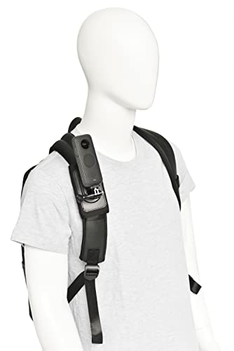 VGSION Camera Backpack Belt Mount for Insta360 One X3/ One X2/ One R / Go 2 Compatible with GoPro Hero10 /9/8/7/6 and Other Action Camera, with 1/4 Adapter
