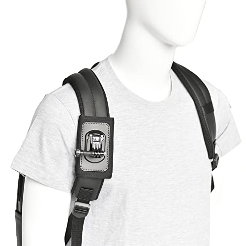 VGSION Camera Backpack Belt Mount for Insta360 One X3/ One X2/ One R / Go 2 Compatible with GoPro Hero10 /9/8/7/6 and Other Action Camera, with 1/4 Adapter
