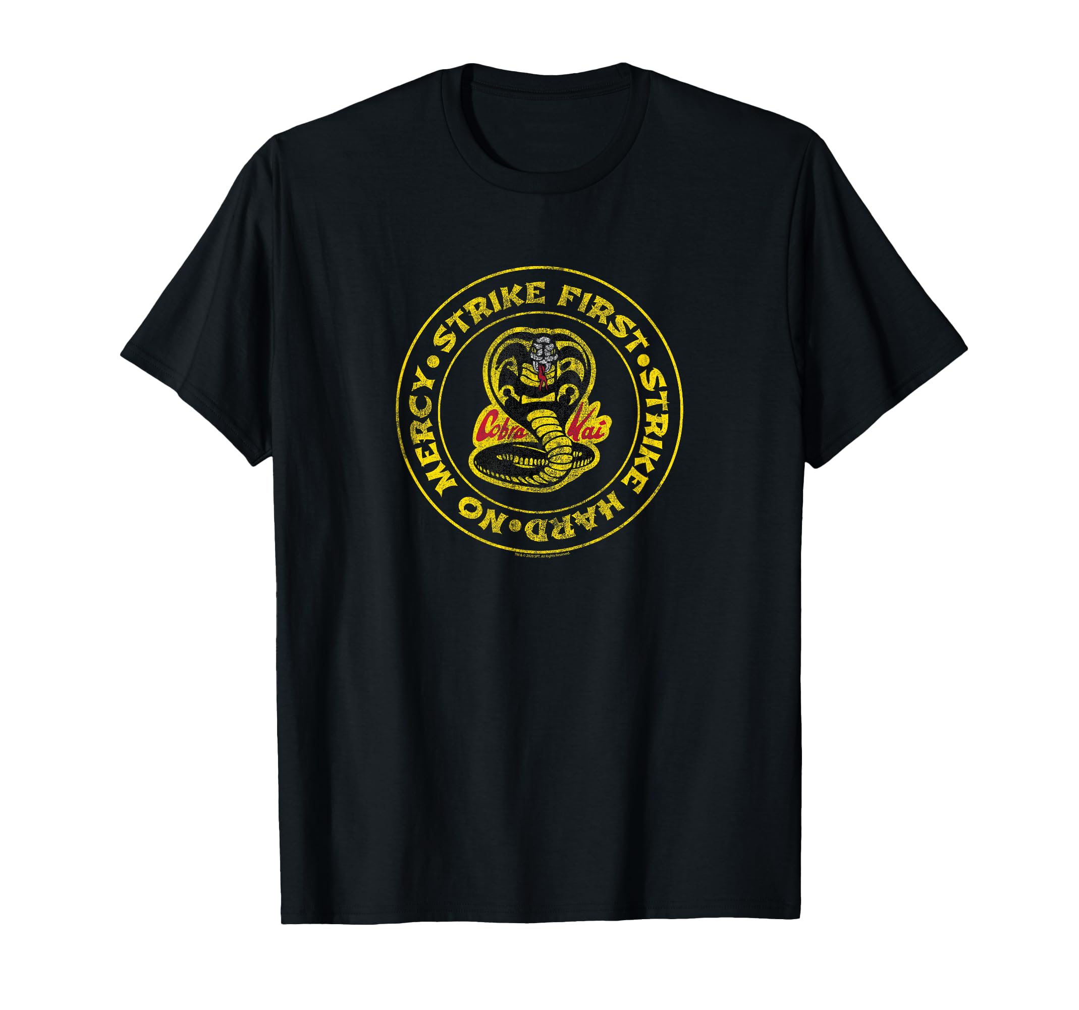Cobra Kai Strike First Circle Logo T-Shirt