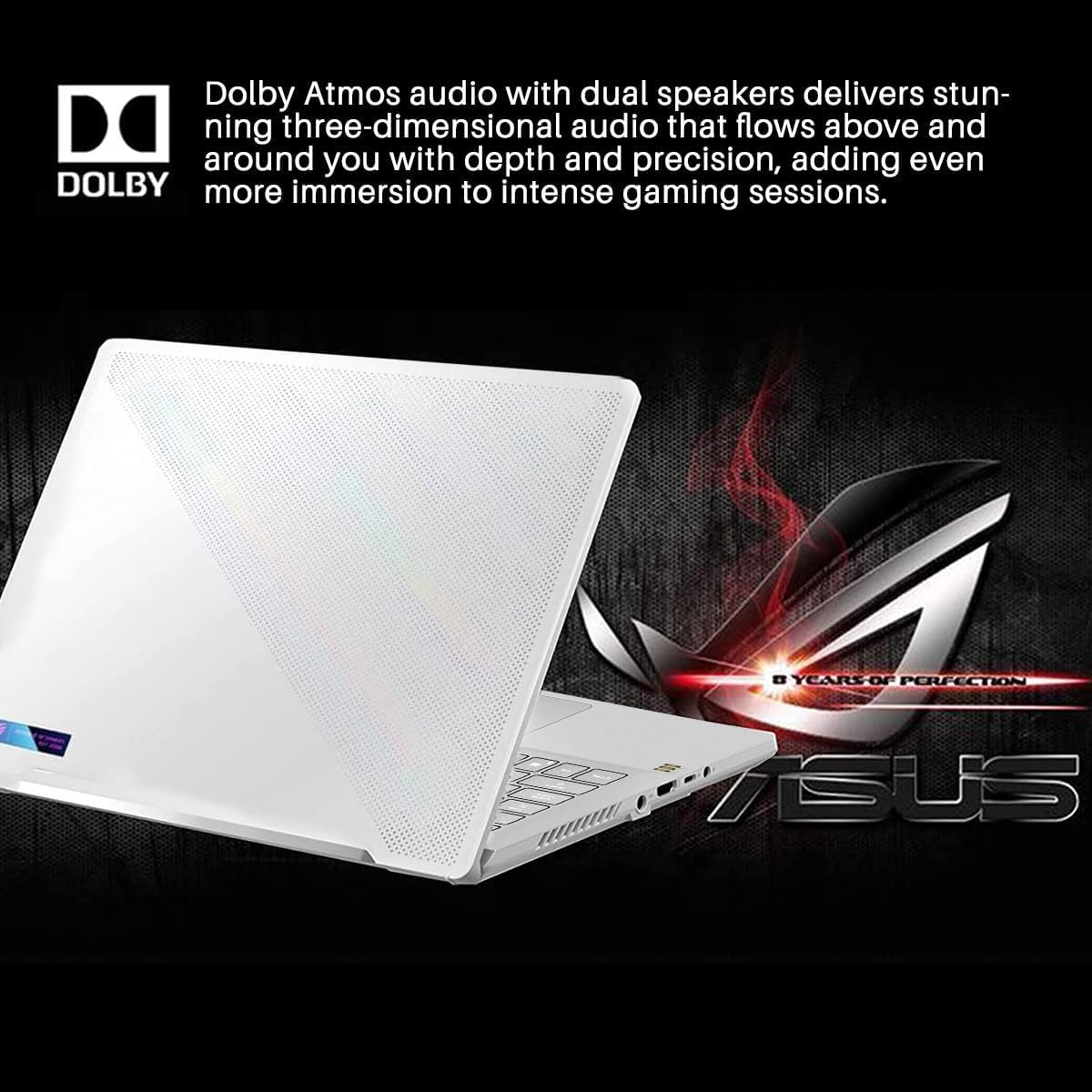 asus ROG Zephyrus Gaming Laptop, 14" FHD 144HZ Display, AMD Ryzen 7 5800HS(Up to 4.4 GHz), NVIDIA GeForce RTX 3060 Graphics, 16GB RAM, 1TB SSD, Bluetooth, WiFi 6, Windows 11 Home