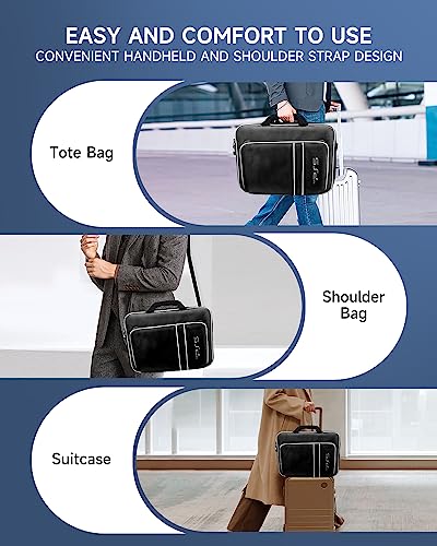 CONGDAREN Carrying Case for PS5 Travel Case for PS5 Protective Case Bag Suitable for PS5 Disc/Digital Edition Console, Controllers, Game Cards, Gaming Headset and Other Accessories
