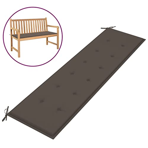 Garden Bench Cushion,Patio Bench Pads Replacement,Bench Seating Pads,Patio Furniture Cushion,Bay Window Seat Cushion Indoor,Sofa Cushion,Taupe 70.9"x19.7"x1.2"