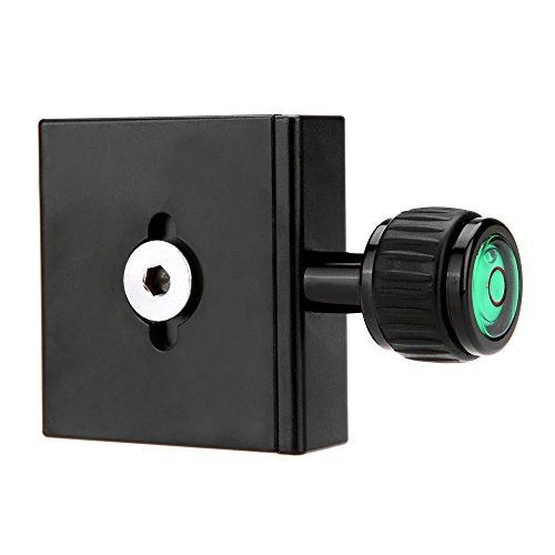 Fotasy 50mm Arca Swiss Type Clamp, Arca QR Clamp, 50 mm Arca Clamp, Arca Swiss Clamp, Quick Release Plate Clamp, QR Clamp, Arca Tripod Mount Adapter, for Tripod Head Monohead, with 50mm Arca Plate, Cl50_PU50, Black