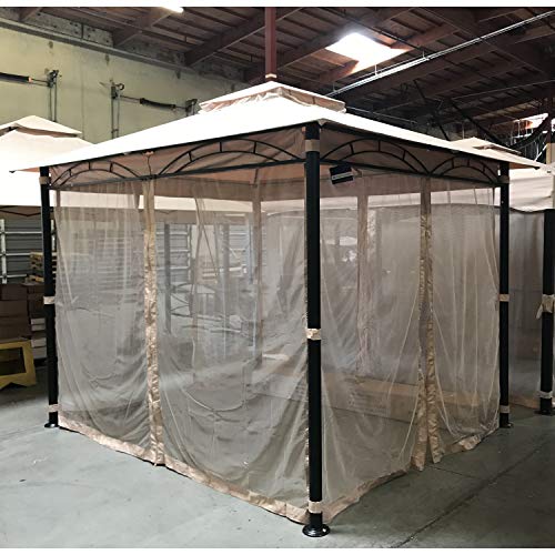 Garden Winds Replacement Canopy Top Cover for The Warm Springs Gazebo - RipLock 350