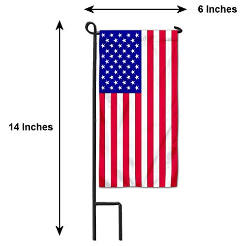 American USA Flag Mini Garden and Flower Pot Flag Topper