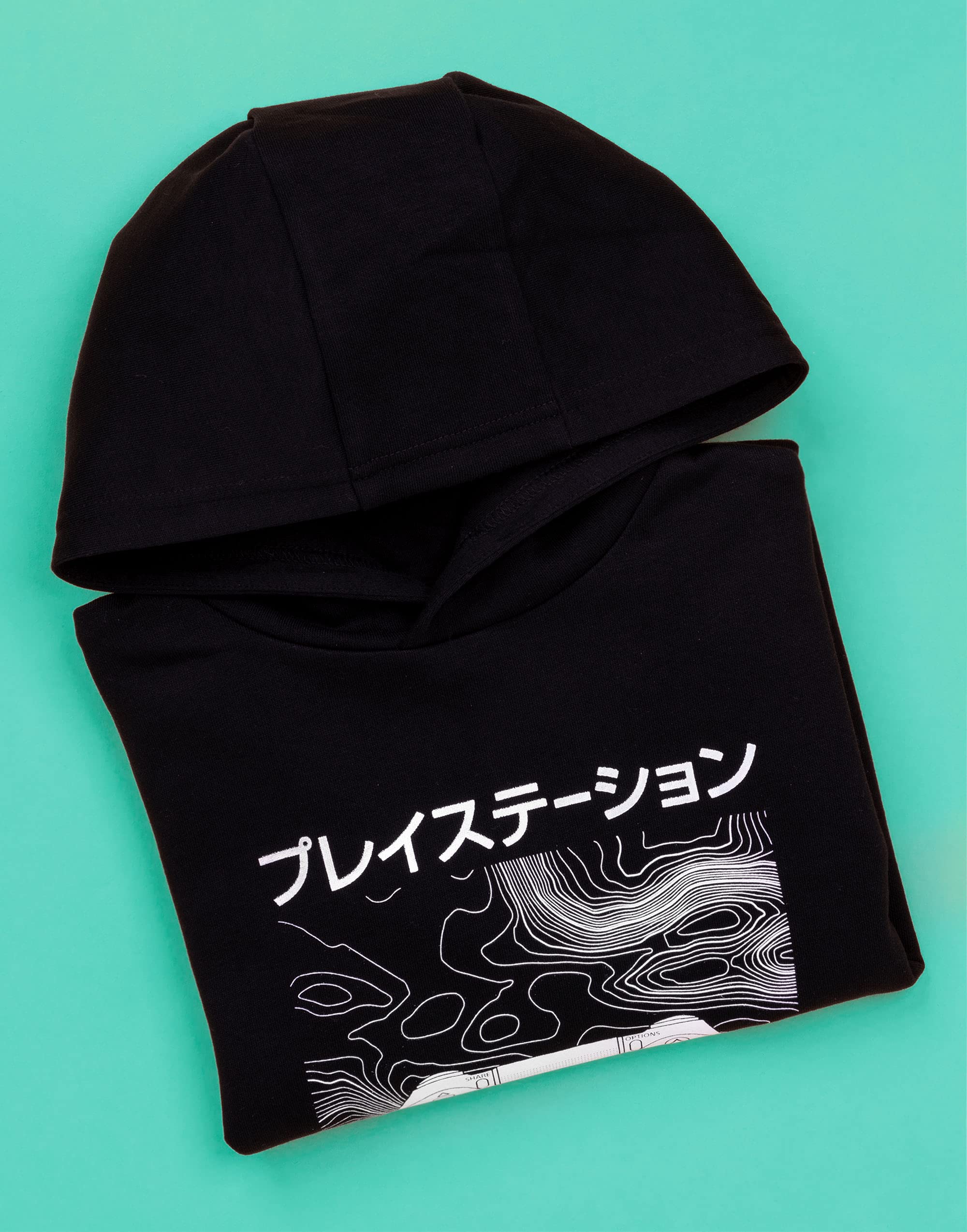 Playstation Kids Hoodie Boys Games Japanese Logo Black Jumper Jacket 7-8 Years
