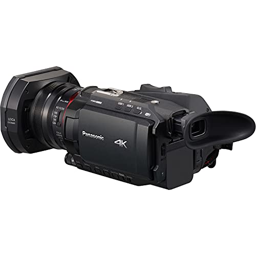Panasonic HC-X1500 4K Professional Camcorder with 24x Optical Zoom, WiFi HD Live Streaming W/Soft Case + Sandisk Extreme Pro 64GB Card + Clean and Care Set + More - Starter Bundle