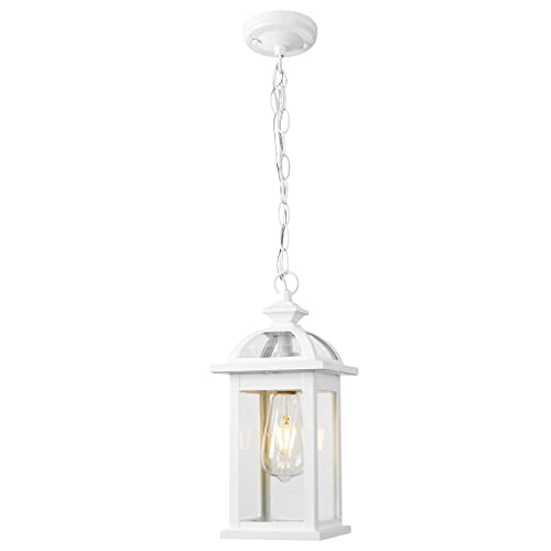Darkaway Outdoor Wall Lights Fixtures 2 Pack with Outdoor Pendant Light for Porch, Patio, Garden