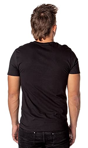 Cobra Kai Men's Adult Licensed Graphic Logo T-Shirt (Large) Black