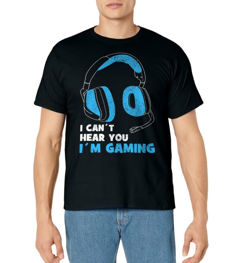 Can´t Hear You I´m Gaming I PS5 Controller Gamer T-Shirt