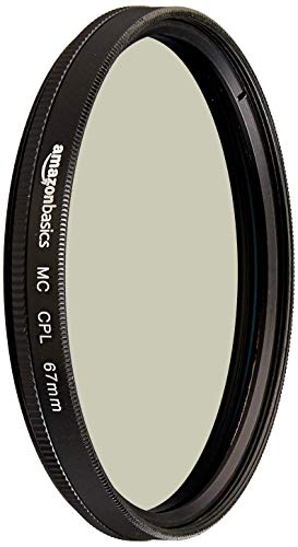 Amazon Basics Circular Polarizer Camera Lens Filter - 67 mm