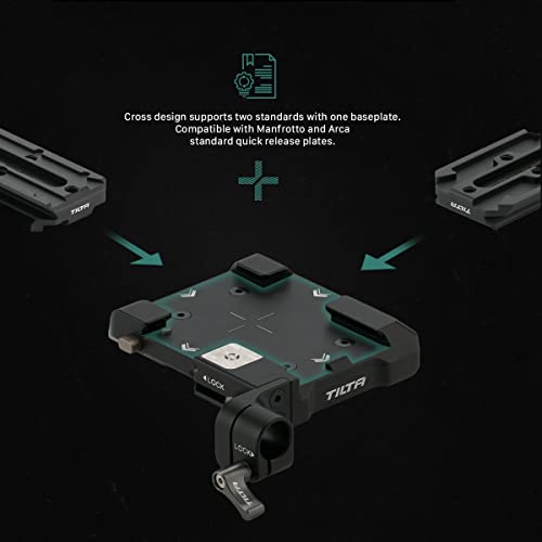 Tilta Lightweight Shoulder Rig | Compatible with DSLR, Mirrorless and Compact Cinema Cameras | TA-LSR-B