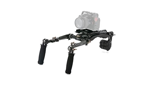Tilta Lightweight Shoulder Rig | Compatible with DSLR, Mirrorless and Compact Cinema Cameras | TA-LSR-B