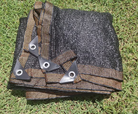 60% Black Shade Cloth with Grommets,Garden Sunblock Shade Cloth, Black Sunblock Shade Cloth Protecting for ZYB ZYB