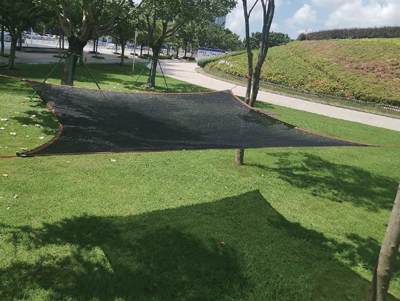 60% Black Shade Cloth with Grommets,Garden Sunblock Shade Cloth, Black Sunblock Shade Cloth Protecting for ZYB ZYB