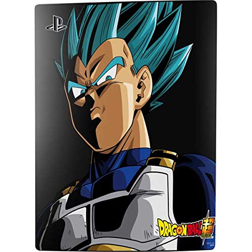 Skinit Decal Gaming Skin Compatible with PS5 Bundle - Officially Licensed Dragon Ball Super Vegeta Design