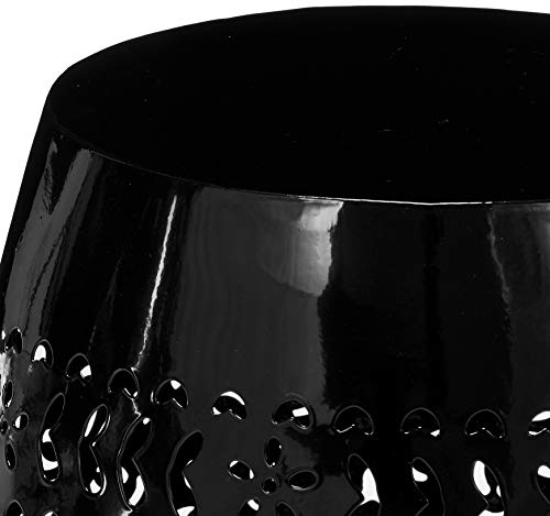 Christopher Knight Home Ruby Outdoor 12" Iron Side Table, Black