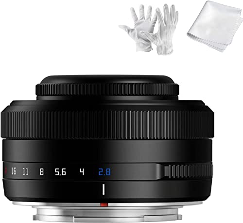 TTartisan 27mm F2.8 Autofocus Lens, Compatible with Fuji X-Mount Cameras XS10 X-A5 X-A7 X-M1 X-M2 X-E4 X-T1 X-T10 X-T2 X-T20 X-T3 X-T4 X-T100 X-T200 X-T30 X-Pro1 X-Pro2 X-Pro3 X-E1