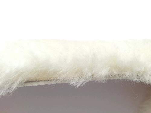 WARMIE Australian Sheepskin Super Thick Premium Shoe Insoles | Durable & Extra Fluffy (Kids US Size 12)