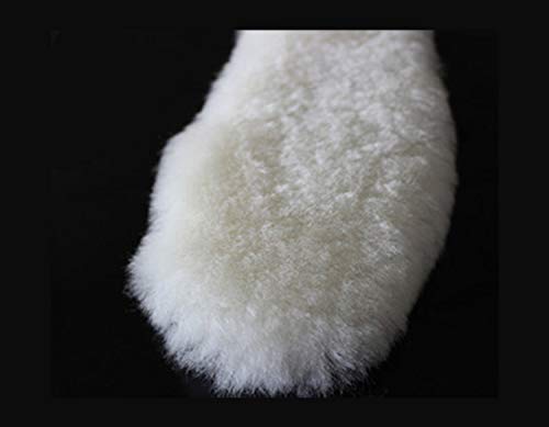 WARMIE Australian Sheepskin Super Thick Premium Shoe Insoles | Durable & Extra Fluffy (Kids US Size 12)
