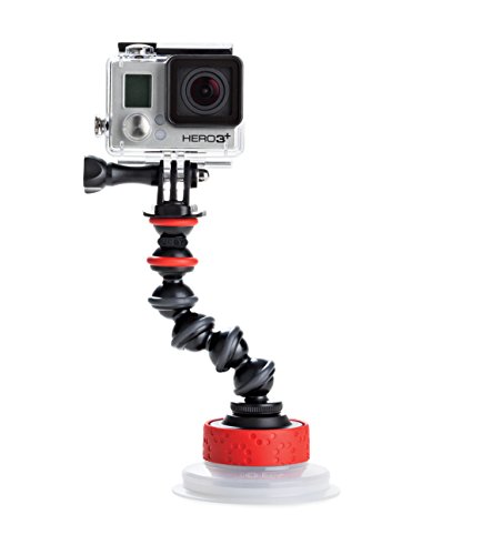 JOBY Suction Cup with GorillaPod Arm for GoPro HERO6 Black, GoPro HERO5 Black, GoPro HERO5 Session, Contour and Sony Action Cam