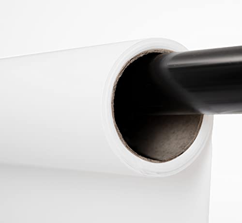 Kate White Paper Backdrops for Photography Seamless Paper Backdrop Rolls Paper Roll Background, White, 4.4x16ft(52" x16')