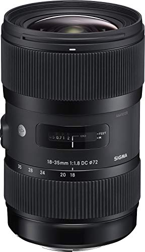 Sigma 18-35mm F/1.8 DC HSM Lens for Canon APS-C DSLR Cameras (Renewed)