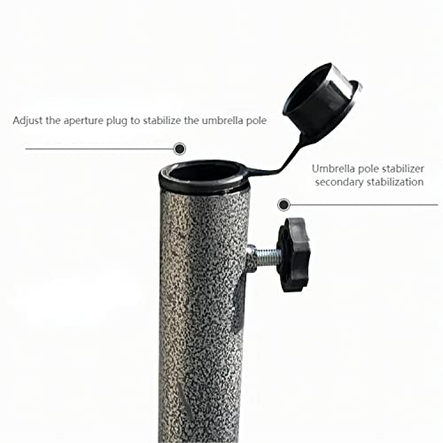 YEUQWJ Foldable Patio Umbrella Base Holder,Tempered Iron Umbrella Stand Bracket,Portable Outdoor Sunshade Anchor, Christmas Tree Support