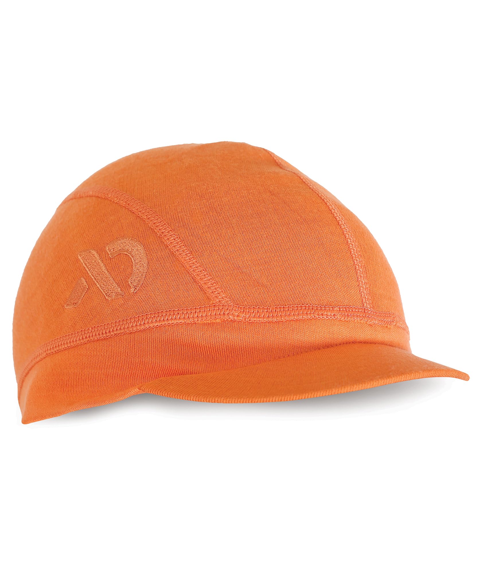 First Lite Brimmed Merino Beanie - Warm Hunting Hat - Hunters Orange - Large