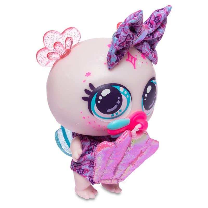 Nerlie Neonate Aquanerlie Aquamerito Clothing Wear - Starfish Motiff Pink Bodysuit Rumper w/ Shiny Clam Shell Ornament and Headbow - KSI-Merito Glu Glu by Distroller