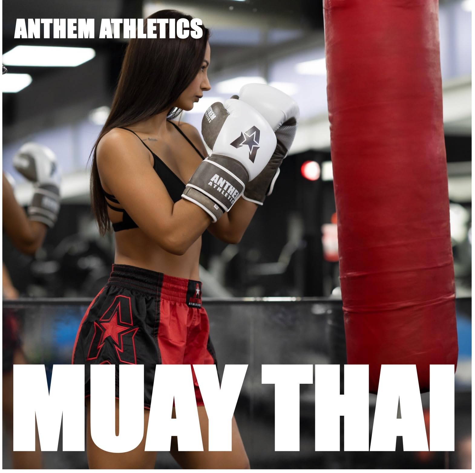 Anthem Athletics Infinity Muay Thai Shorts - Kickboxing Short Boxing Trunks for Men & Women - Black G2 - Small