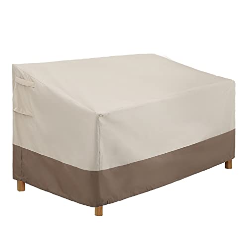 PHI VILLA Outdoor Bench Cover,Patio Furniture Cover Waterproof for Loveseat, Bench, sofa ,89" L x 34" W x 33"H, Large