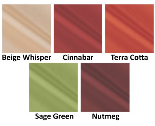 Garden Winds Replacement Canopy Top Cover for Tiverton Series 3 Gazebo - Riplock 350 - Cinnabar