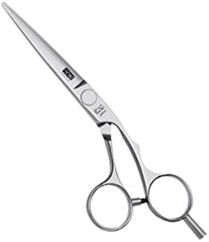 Kasho Silver KSI 55OS Offset Hair Cutting Scissors 5.5 Inches