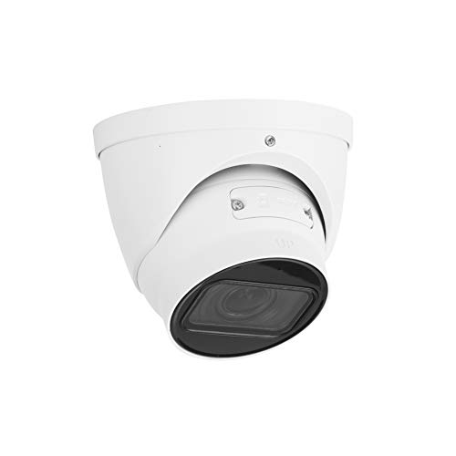 EmpireTech 4MP Ultra Low Light IP Wired Camera,Starlight IR Motorized 2.7mm-12mm Lens Turret Camera,IP67 Weatherproof,Built-in Mic,Support POE and ePOE,Vehicle and Human Detection IPC-T5442T-ZE White