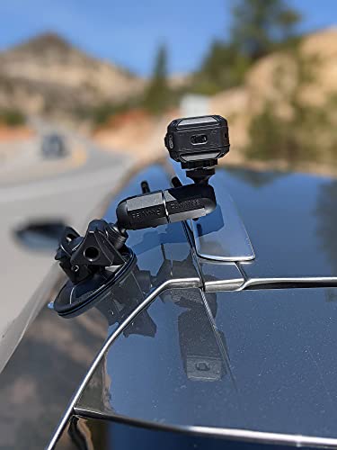 Panavise AcitonGrip 13130 Action Grip Double Knuckle Suction Cup Camera Mount (Matte Black)