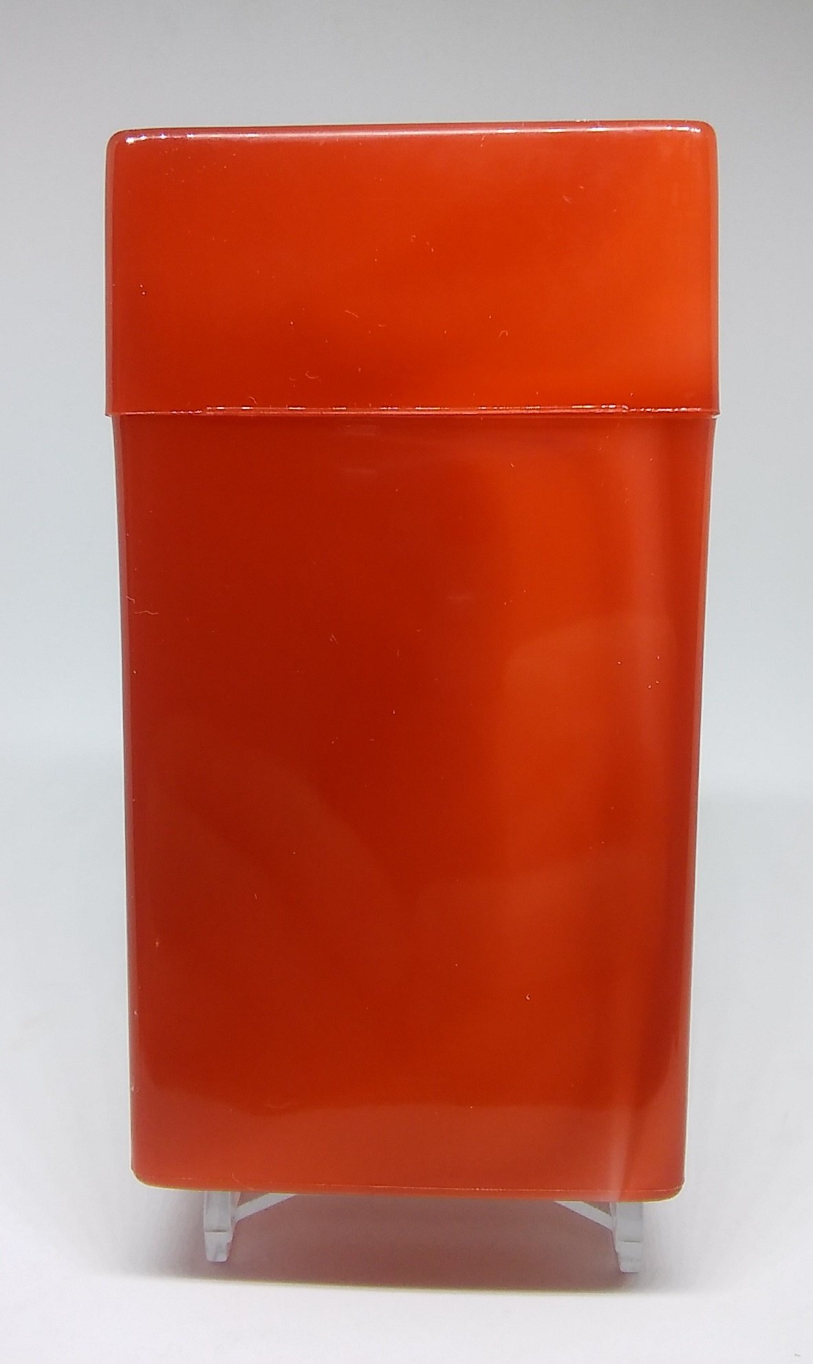 KSI Red Marble Design 100s Size Flip Open Plastic Cigarette Case