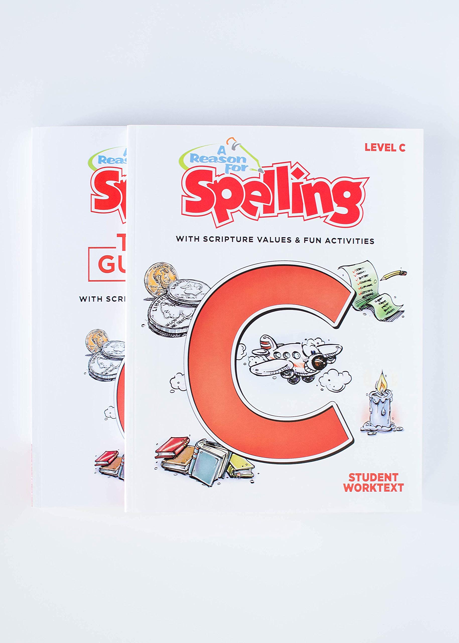 3rd Grade Spelling Homeschool Pack Level C by A Reason Set - Complete Curriculum Kit for Third Graders - Practice Workbook for Words, Vocabulary & Comprehension Skills - Kids Help Learning Workbooks