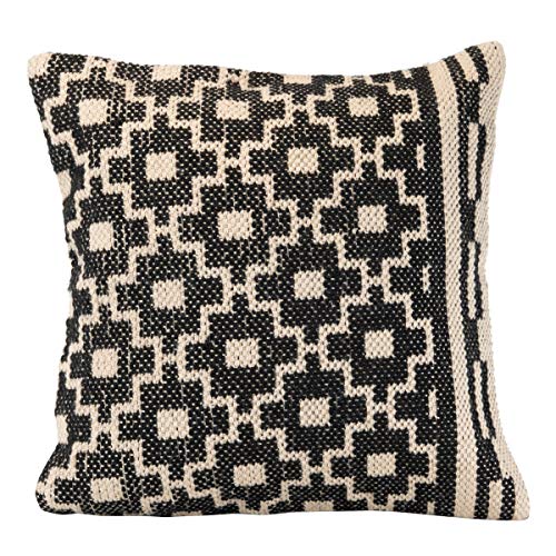 Foreside Home & Garden FIPL09466 Southwest Pattern Hand Woven 18x18 Outdoor Decorative Throw Pillow, Multicolored