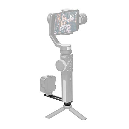 ChromLives Cold Shoe Bracket Extension Bar, Hot Shoe Extension, Microphone Mount with 1/4'' Tripod Screw Compatible with Mirrorless Camera Vlogging Sony A6400 6300 6500 6000 Zhiyun 4 DJI Osmo Pocket