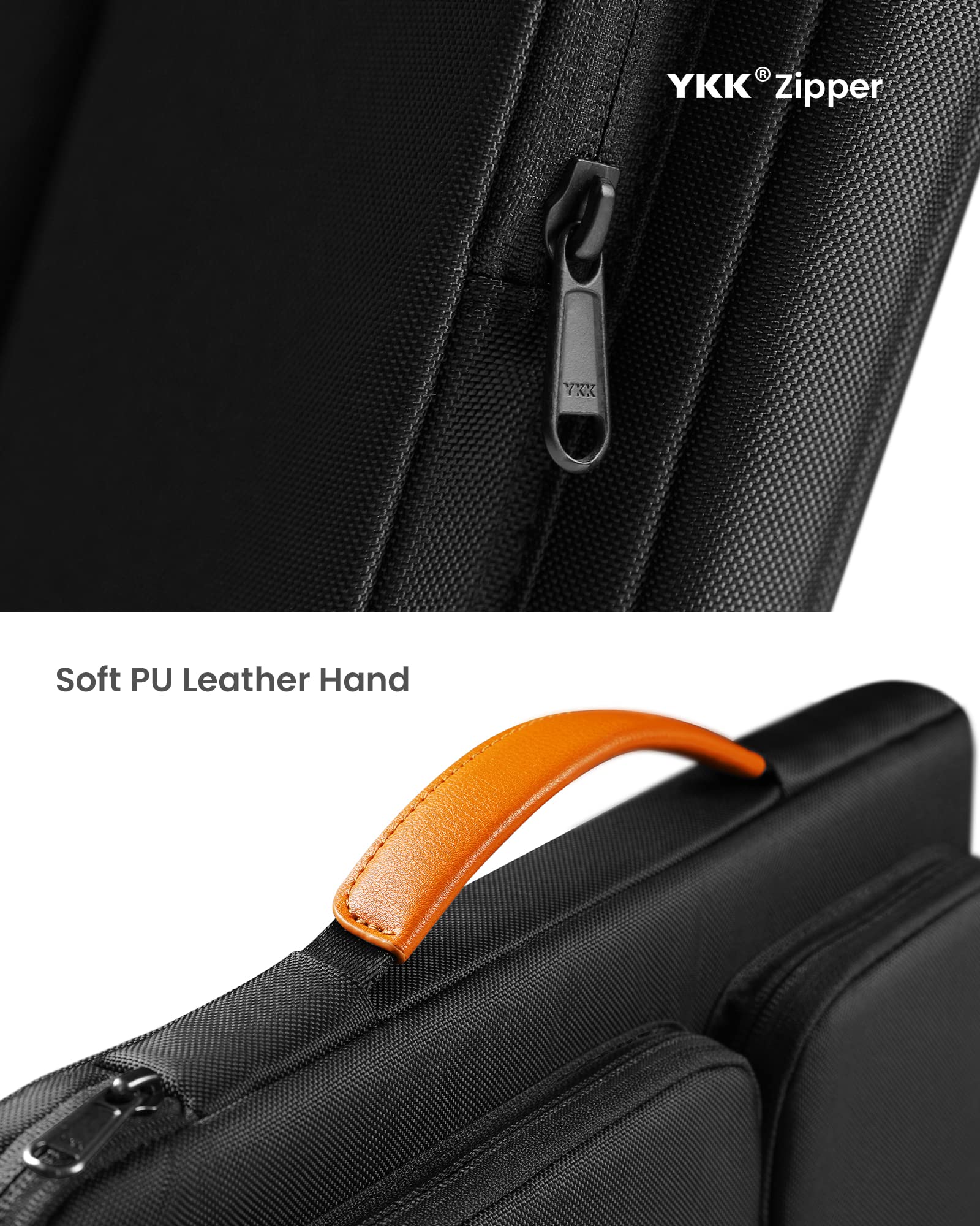 tomtoc 360 Protective Laptop Case for 13-inch New MacBook Air M3/A3113 M2/A2681 M1/A2337 2024-2018, 13 in MacBook Pro M2/A2686 M1/A2338, 13-in Surface Pro 11th AI PC, Water-Resistant Carrying Bag